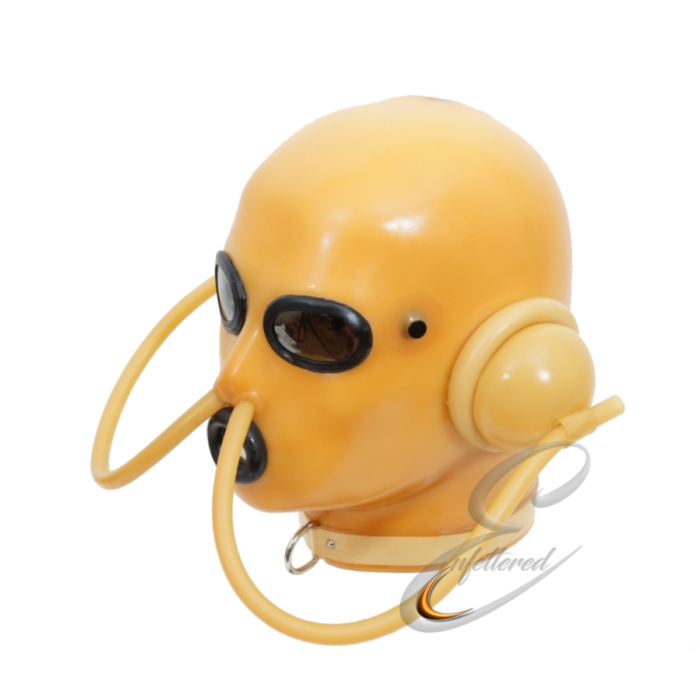 Enfettered Rubber Anatomical Discipline Latex Hood | Enfettered